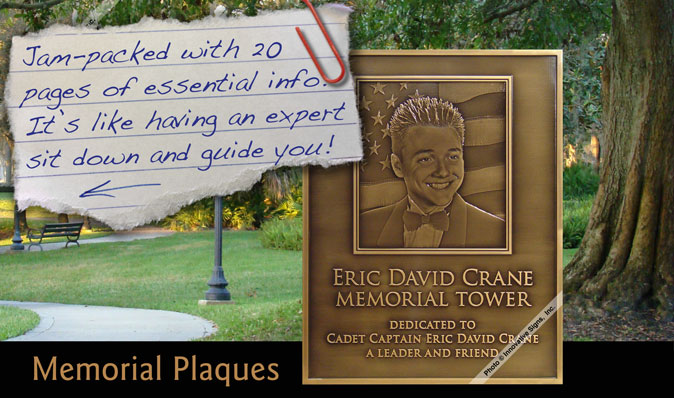 Memorial Plaques - Memory Plaques - Bronze Plaques - Custom Plaques ...