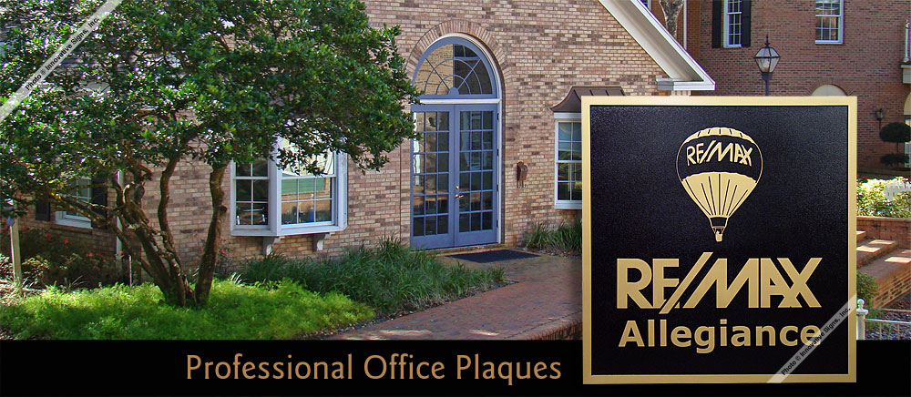 Professional Office Plaques - Business Plaques - Corporate Plaques ...